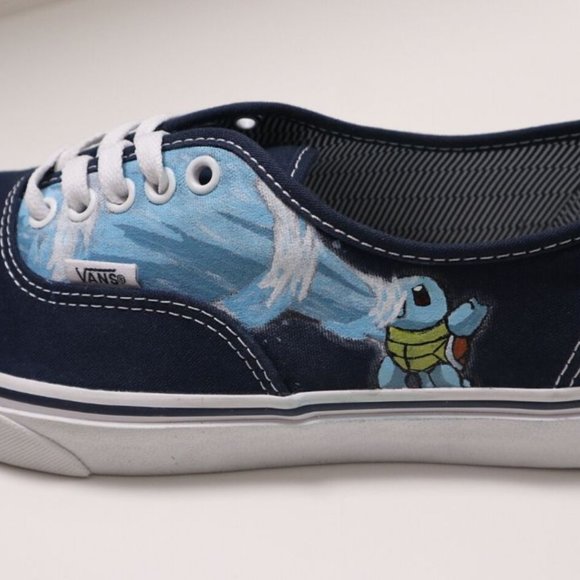 Vans | Shoes | Custom Pokemon Vans Authentic Sneakers Mens Size | Poshmark